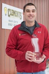 Rob Clements, Recipient of 2020 RUBY Award - Clements Electric, Inc